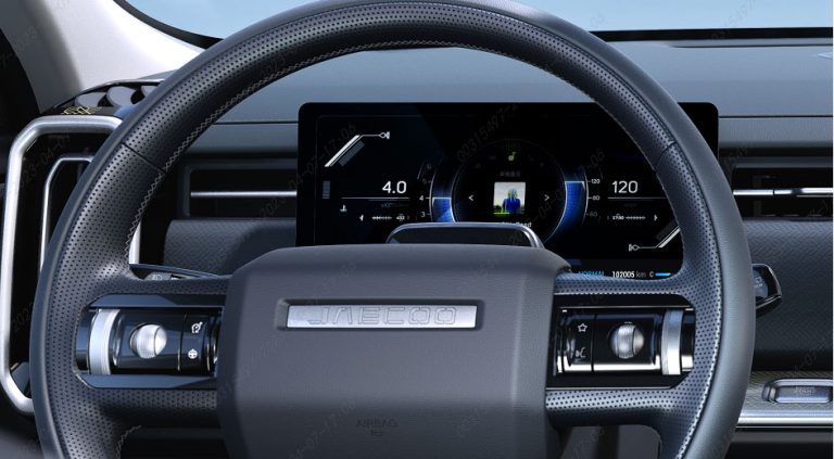 Jaecoo 7 2024 diseño interior, volante y pantalla - Autos Actual México