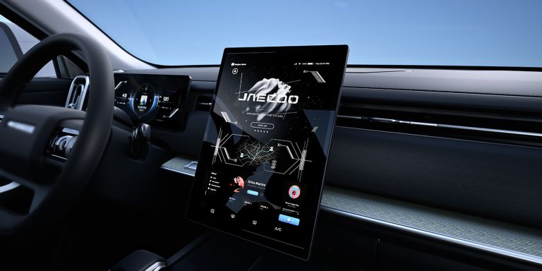 Jaecoo 7 2024 diseño interior, pantalla vertical a detalle - Autos ...