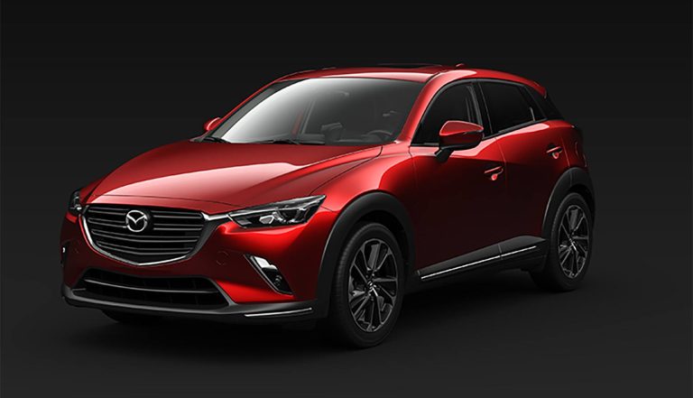 Mazda CX-3 2024 en México - diseño exterior - color rojo, frontal con ...