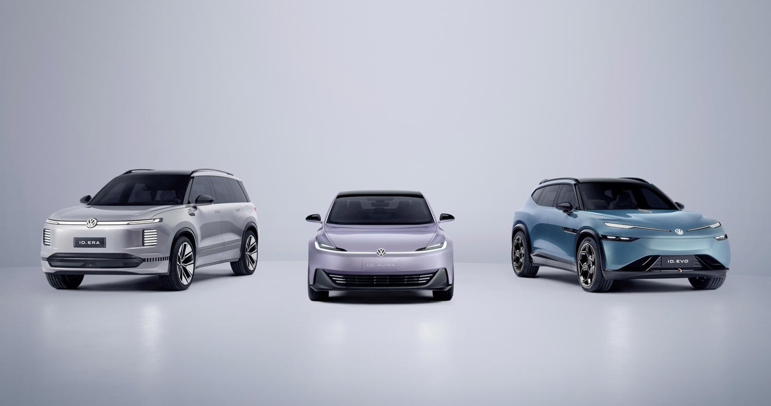 Volkswagen presenta tres prototipos eléctricos: ID. AURA, ID. ERA e ID. EVO